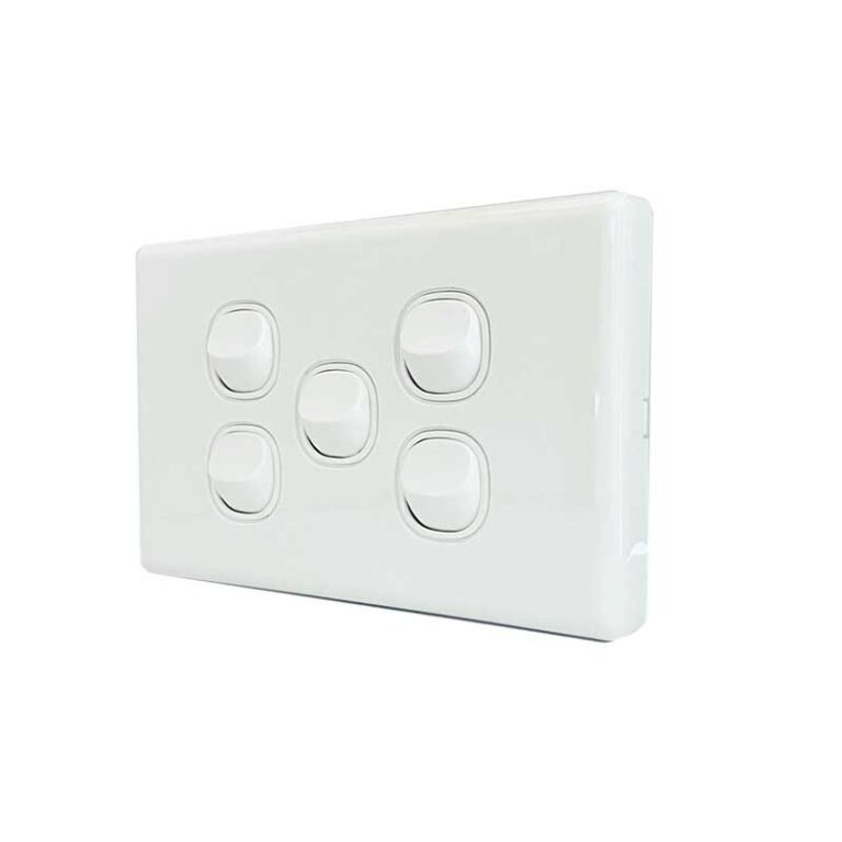 Classic 5 Gang Light Switch | Best Light Switch in NZ
