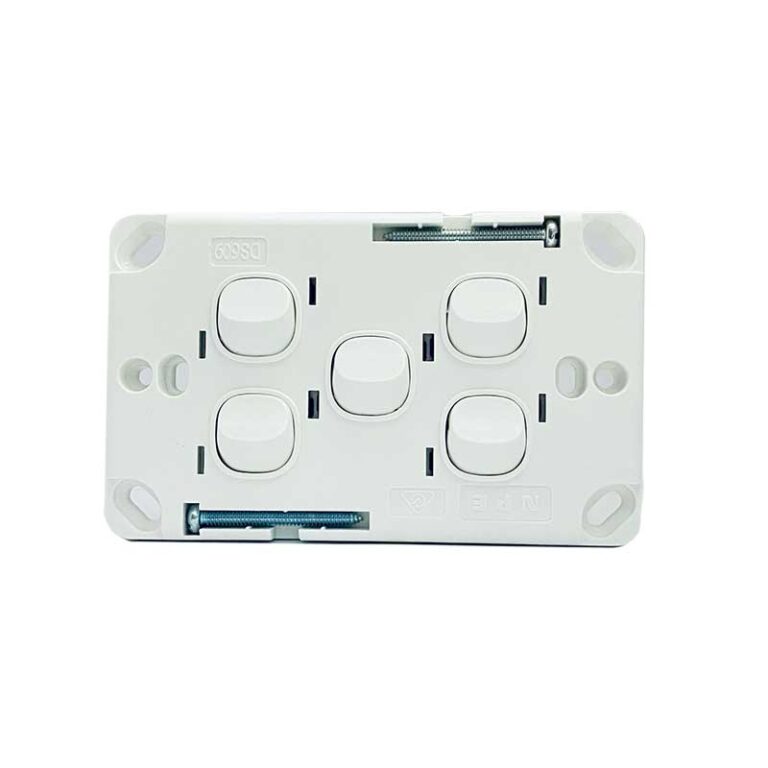 Classic 5 Gang Light Switch | Best Light Switch in NZ