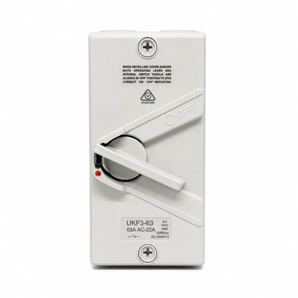 Sparky Pack |10 X 63A 3 Phase Isolator Switches | IP65 Weatherproof