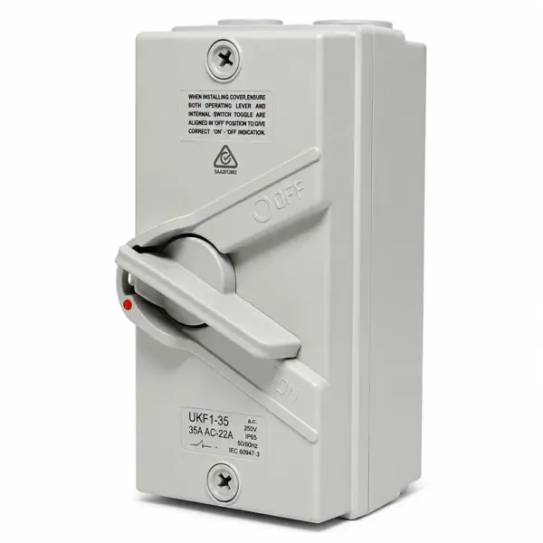 Sparky Pack – 10 X 35A Single Phase Isolator Switches
