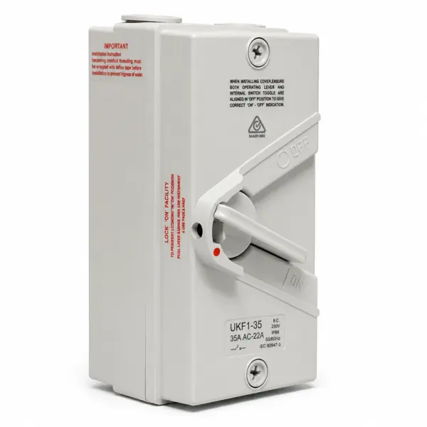 Sparky Pack – 10 X 35A Single Phase Isolator Switches